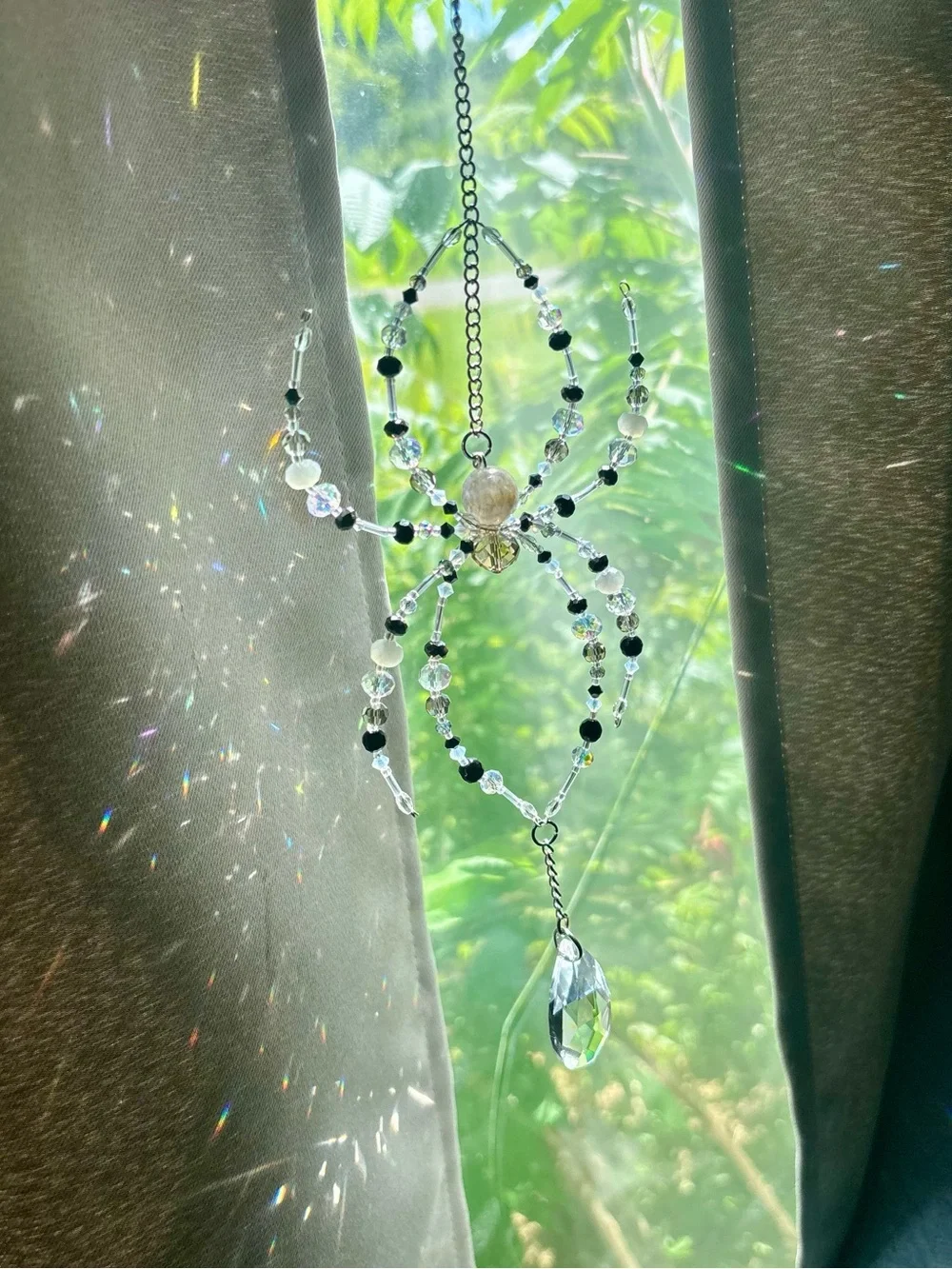 Accents | Crystal Beaded Spider Suncatcher | Poshmark